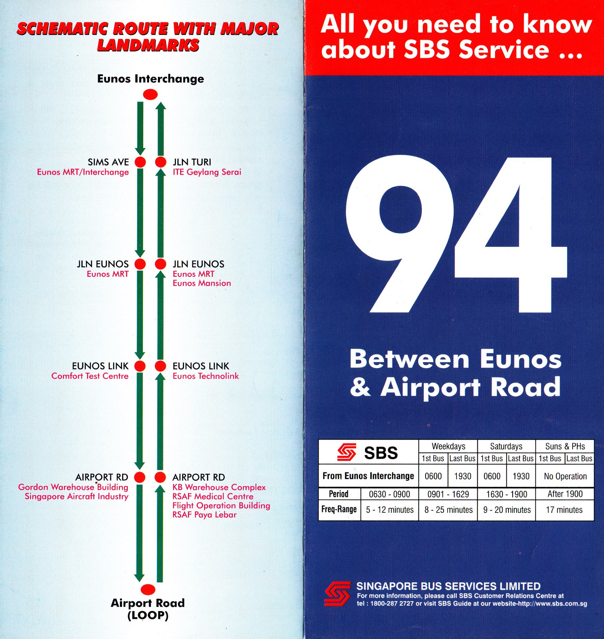 File:Service 94 - 5 Oct 1999 (Front).jpg - SgWiki