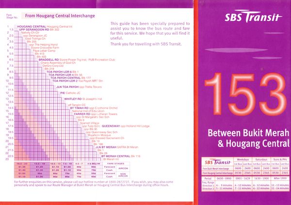 SBS Transit First Generation - Full Purple: Services 142 - 159 - SgWiki