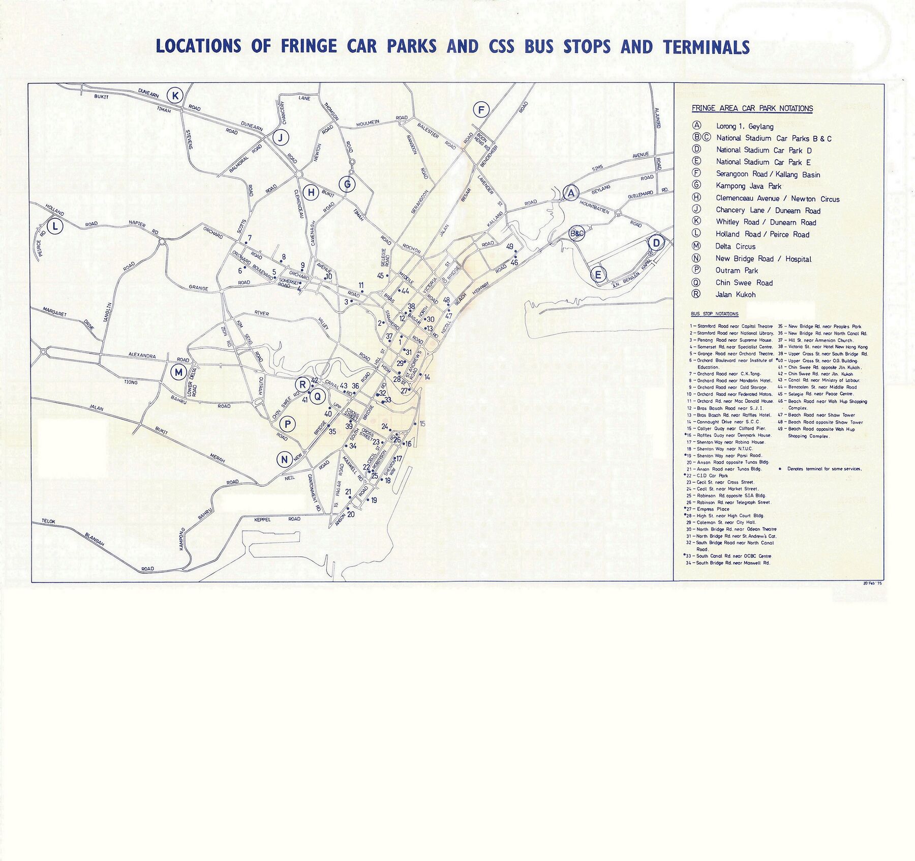 CSS Bus Guide - 20 February 1975 - SgWiki