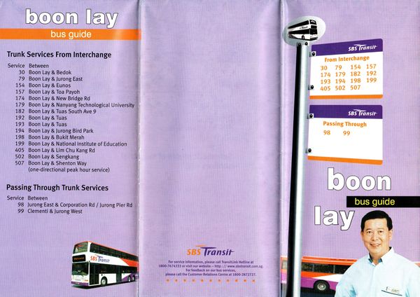 SBS Transit Town Guides: Boon Lay - SgWiki
