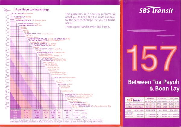 SBS Transit First Generation - Full Purple: Services 142 - 159 - SgWiki