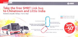 SMRT Buses Miscellaneous Brochures: SMRT Link & Chinatown Shuttle Bus ...