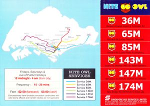 Singapore Bus Service: Nite Owl Services (M suffix) - SgWiki