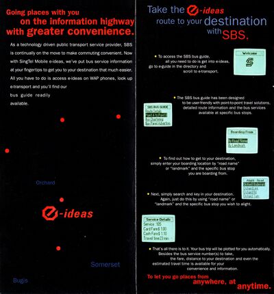 Singapore Bus Services Miscellaneous Brochures: Promotional Brochures ...
