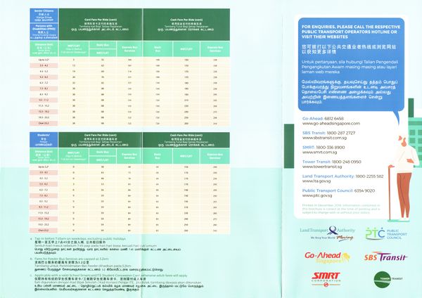 LTA and PTOs Collaboration: Fare Revision Brochures - SgWiki