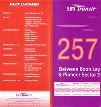SBS Transit First Generation - Full Purple: Jurong Industrial Services ...