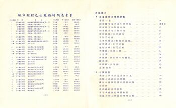 CSS Bus Guide - 20 February 1975 - SgWiki