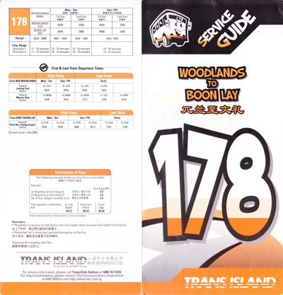 Trans-Island: Services 171 - 520 - SgWiki