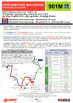 SMRT Buses Miscellaneous Brochures: Service Introduction/Enhancement ...