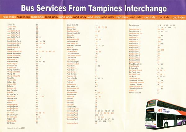SBS Transit Town Guides: Tampines - SgWiki