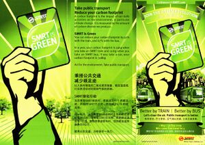 SMRT Buses Miscellaneous Brochures: Go Green with SMRT - SgWiki